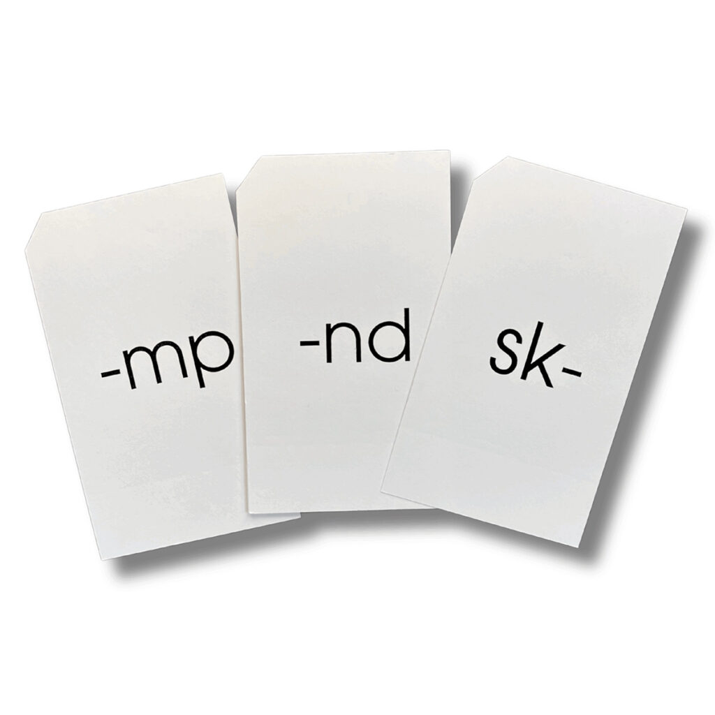 Consonant Blend Deck - Michigan Dyslexia Institute